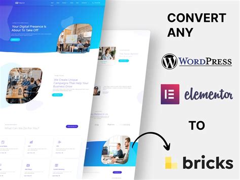 Convert Elementor Any Wordpress Theme To Bricks Builder Upwork