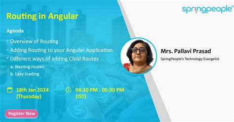 Routing In Angular Springpeople