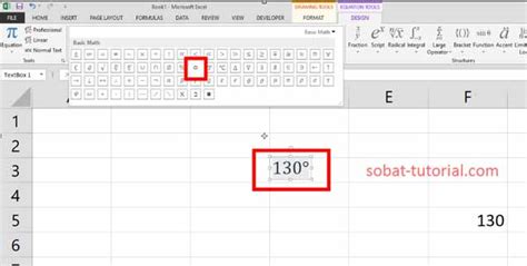 Cara Membuat Derajat Di Excel Dengan Cepat Sobat Tutorial