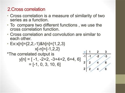 Convolutionandcorrelation Pptx Physics Science