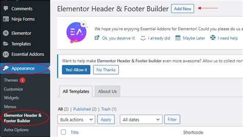 How To Create Header In Wordpress Elementor For Free Nucleio