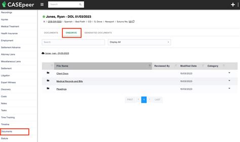 Move Documents To A Different Folder Using OneDrive CASEpeer