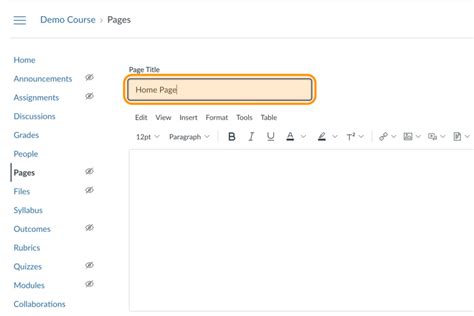 Create A Canvas Course Homepage With Design Tools Teach Usu