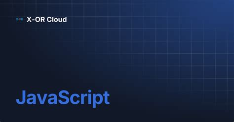 Javascript X Or Cloud