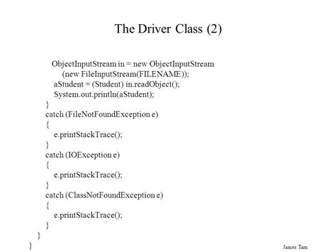 James Tam Simple File Input And Output Types Of Java Files Simple File