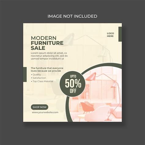 Premium Psd Modern And Classical Post Design For Furniture Sale