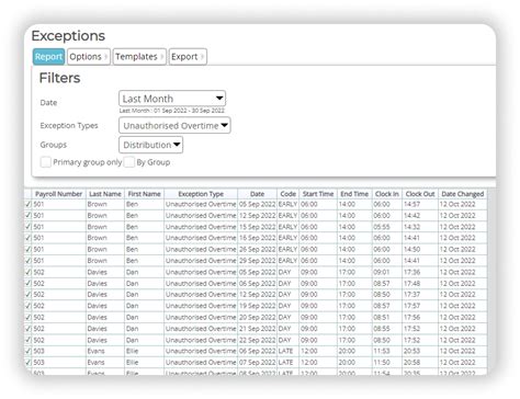 How Do I Use The Exceptions Report