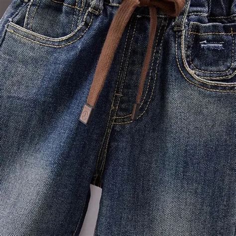 Badu Bg Панталони за момчета Пролет и есен 2024 г Нови детски модни широки дънки Есенни