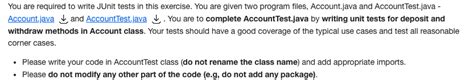 Solved You Are Required To Write Junit Tests In This