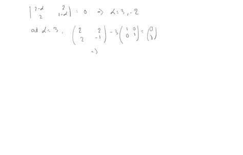 Solvedfind The Eigenvalues And Eigenvectors Of The Following Matrices