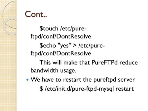 PPT VIRTUAL HOSTING WITH PureFTPd And MYSQL PowerPoint Presentation