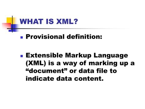 Ppt An Introduction To Xml Powerpoint Presentation Free Download