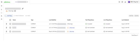 Create A Bulk Filing Support Center