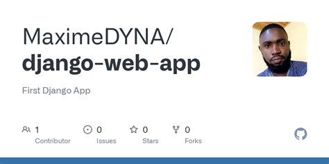Github Maximedynadjango Web App First Django App