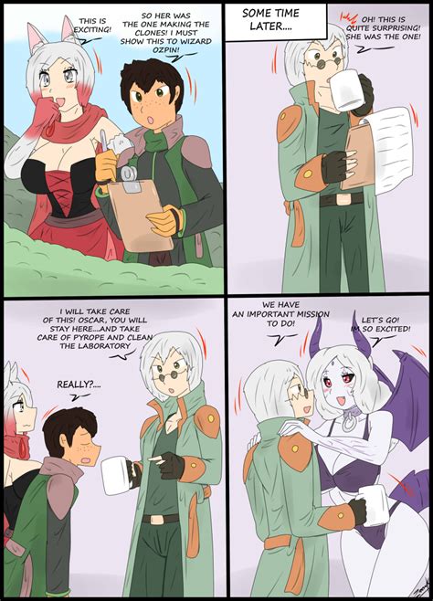 Rule 34 2022 Alternate Universe Comic Comic Page Oscar Pine Ozpin Ruby Rose Rwby Salem Rwby