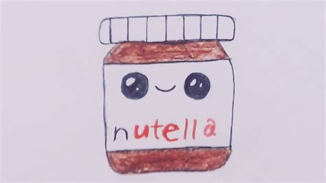 Как Нарисовать Каваи Нутеллу За 30 Секунд Милые Быстрые Рисунки Kawaii