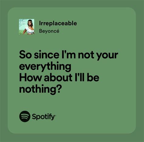 Beyoncé Irreplaceable Lyrics
