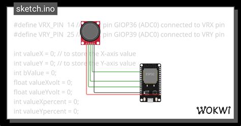 Joystick Wokwi Esp32 Stm32 Arduino Simulator