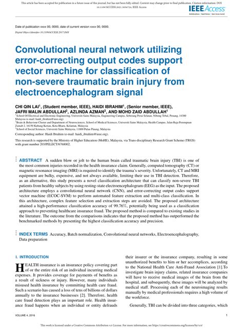 Pdf Convolutional Neural Network Utilizing Error Correcting Output