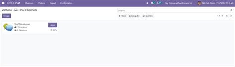 Odoo15 Live Chat Module Odoo V15 Community Edition Book 欧宝娱乐平台网站