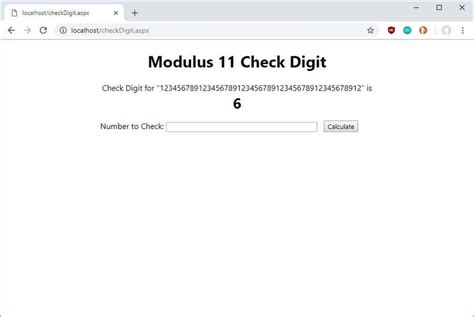c code to generate modulus 11 check digit freelancer