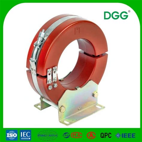 Split Core Ljk Single Phase Epoxy Resin Instrument Type Zero Sequence Phase Current Transformer