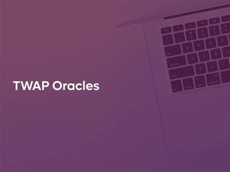what is a twap oracle sushi 🍣
