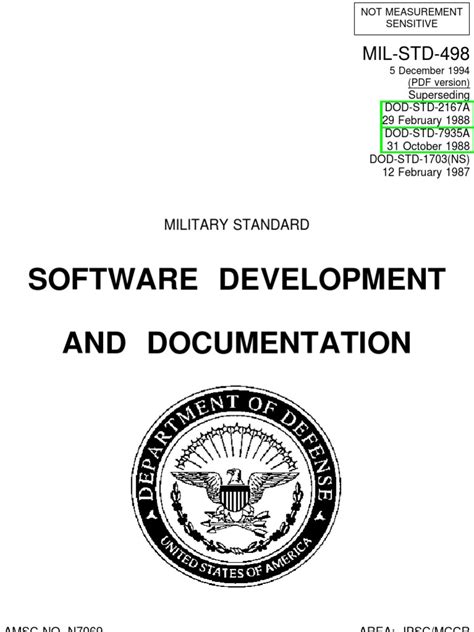 Mil 498 Std Pdf Software Databases