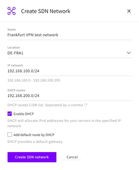 How To Set Up Site To Site VPN Connection Documentation