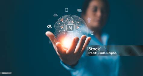 인공 지능의 개념인 Ai는 분석 자동화 및 자율 두뇌를 사용합니다 빅데이터 관리 컴퓨터 연결 정보지능 기술 Chatgpt 자동화