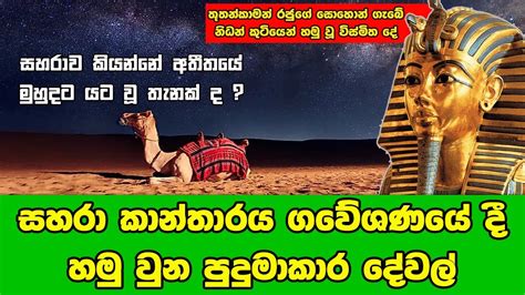 සහරා කාන්තාරය ගවේශණයේ දී හමු වුන පුදුමාකාර දේවල් Mysterious Things Hidden Under The Sahara