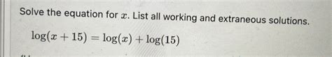 Solved Use Like Bases To Solve The Exponential