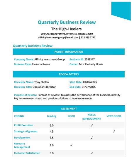 10 Quarterly Business Review Qbr Templates And Examples