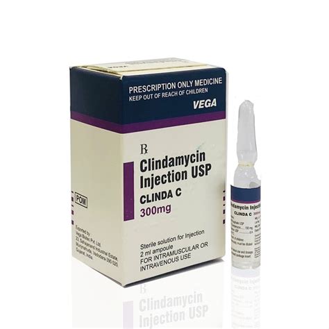 Clindamycin 300 Mg 2 Ml Injection 2ml Ampoule Prescription At ₹ 35