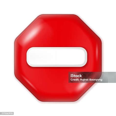 중지하고 표지판 벡터 경고 기호 정지 거리 아이콘을 입력하지 마십시오 빨간 정지 신호 거리에 대한 스톡 벡터 아트 및 기타 이미지 Istock