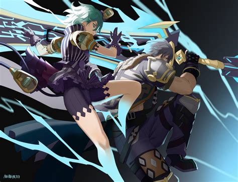 Zeke Von Genbu And Pandoria Xenoblade Chronicles And 1 More Drawn By