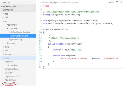 php symfony 3 2 project on azure stack overflow