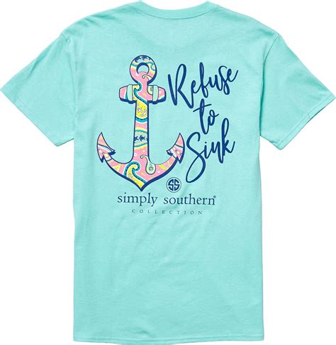 Simply Southern Simply Southern Womens Short Sleeve Anchor T Shirt
