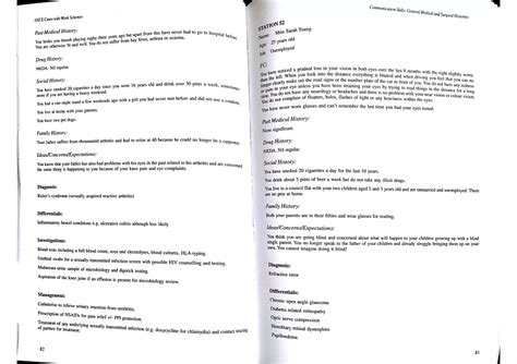 osce cases with mark schemes a revision aid for medical finals