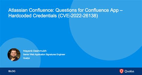 Qualys On Linkedin Over The Last Few Months Atlassian Confluence Has Increasingly Become A…