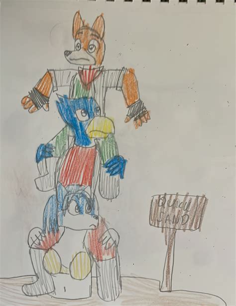 Quicksand Trios Fox Falco And Krystal By Powerpup97 On Deviantart