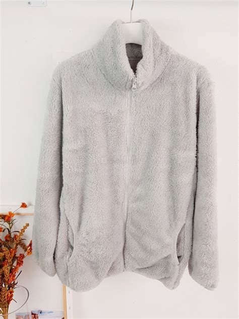 가을 겨울 양털 후리스 덤블 하이넥 빅사이즈 데일리 캐주얼 무지 기본 집업 점퍼 잠바