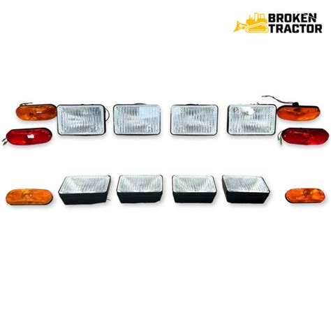 Lighting Replacement Package For Case Backhoes With Open Rop