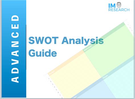Advanced SWOT Analysis Excel Template And Power Point Guide Eloquens