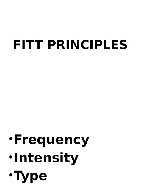 Fitt Principles Pdf