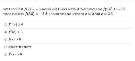 Solved We Know That F And We Use Euler S Method To Chegg