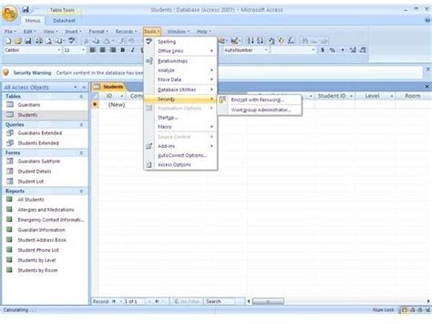 How To Encrypt A Microsoft Access Database