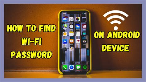 How To Find WiFi Password On Android Phone YouTube
