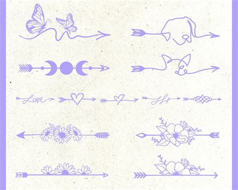 Arrow Svg Easy Cut Arrow Svg Bundle Arrow Clipart Arrows Vector PNG Arrow Bundle Simple