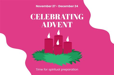 Advent Banner In Illustrator Psd  Svg Eps Png Download